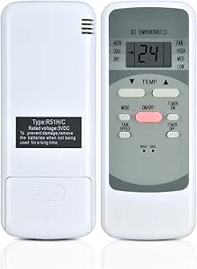 Amazon.com: PZL New AC R51H/C Replacement Remote Control for Midea ...