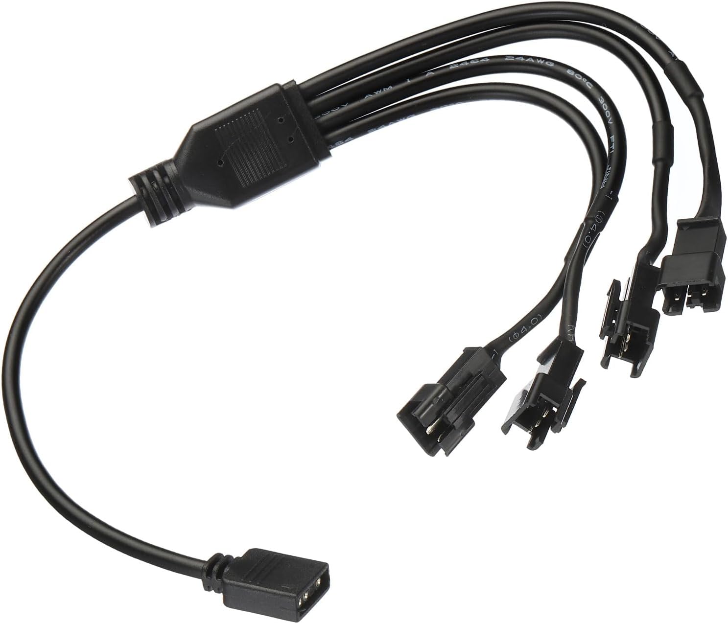 MECCANIXITY ARGB Splitter, 5V 3Pin to SM 3Pin Male Extension Cable ...