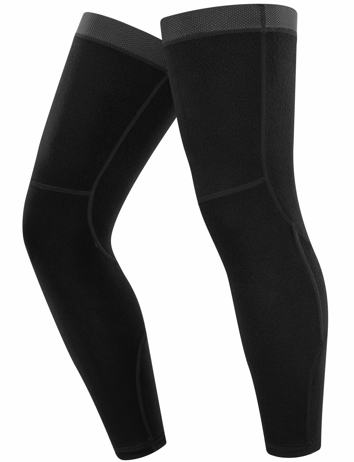 qualidyne Leg Sleeves, Calf Compression Sleeve Fleece Full Long Sleeves ...