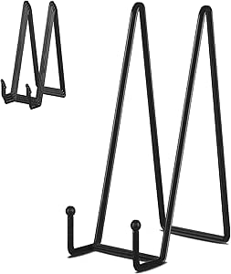 Amazon.com: IBosins 5 Pack 12 Inch Plate Holder Display Stands, Large ...