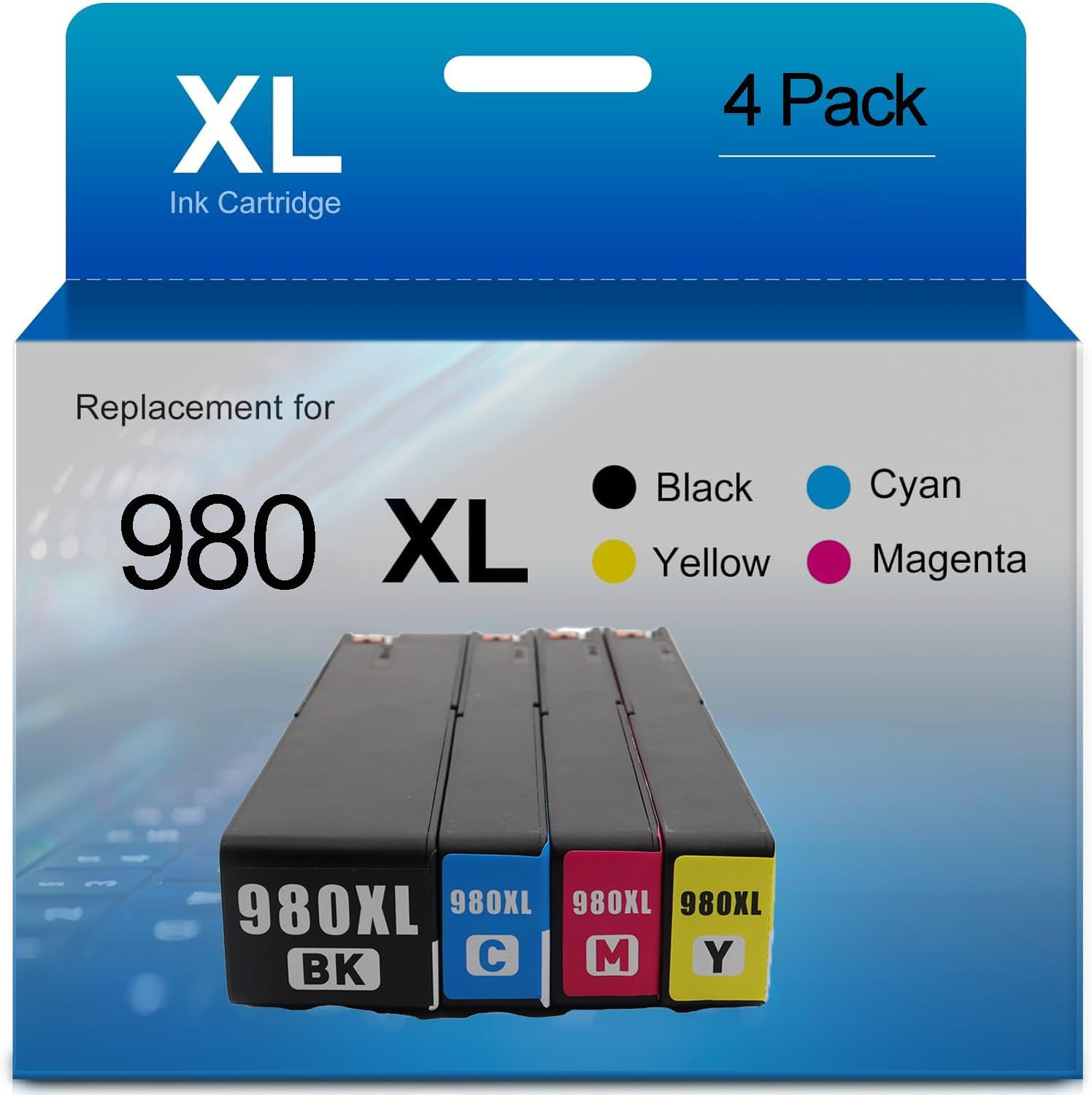 Amazon.com: 980XL Ink Cartridges Compatible for HP 980 XL Officejet ...