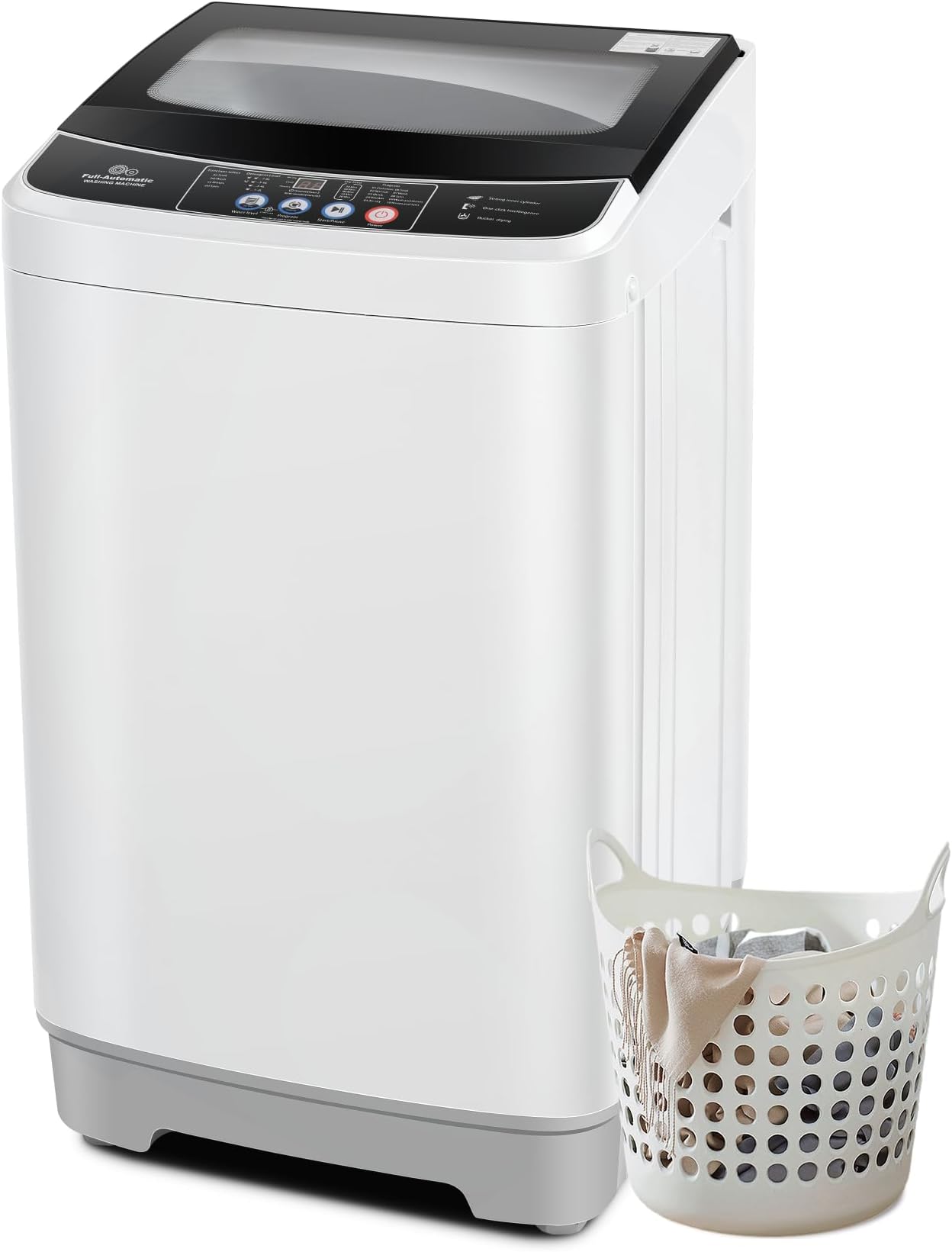 Amazon.com: Nictemaw Portable Washing Machine 17.8Lbs 2.4 Cu.ft Full ...