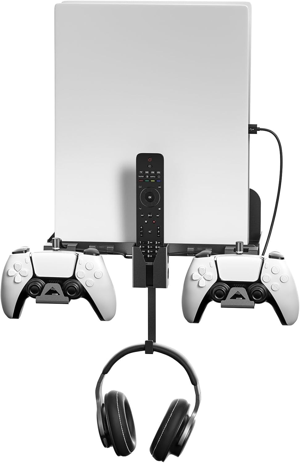 Amazon.com: ROCHIE PS5 Wall Mount Bracket PS5 Wall Stand with 2-in-1 ...