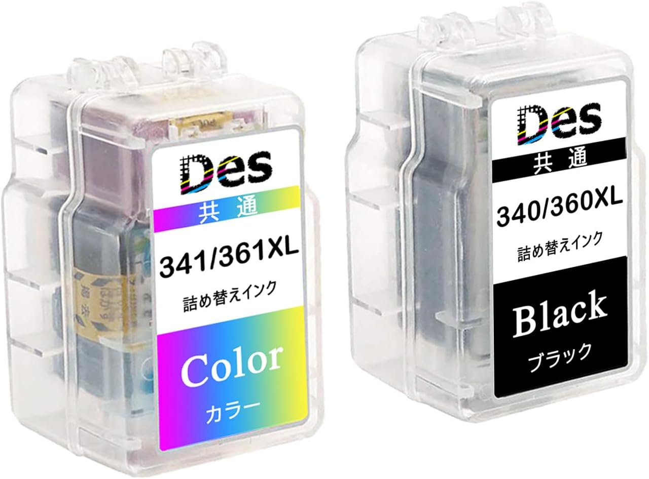 Amazon.co.jp: Canon キャノン用 BC-340 BC-341 インク 互換インク インクカートリッジ 詰め替えインク BC-360 BC-361 BC-340XL BC ...