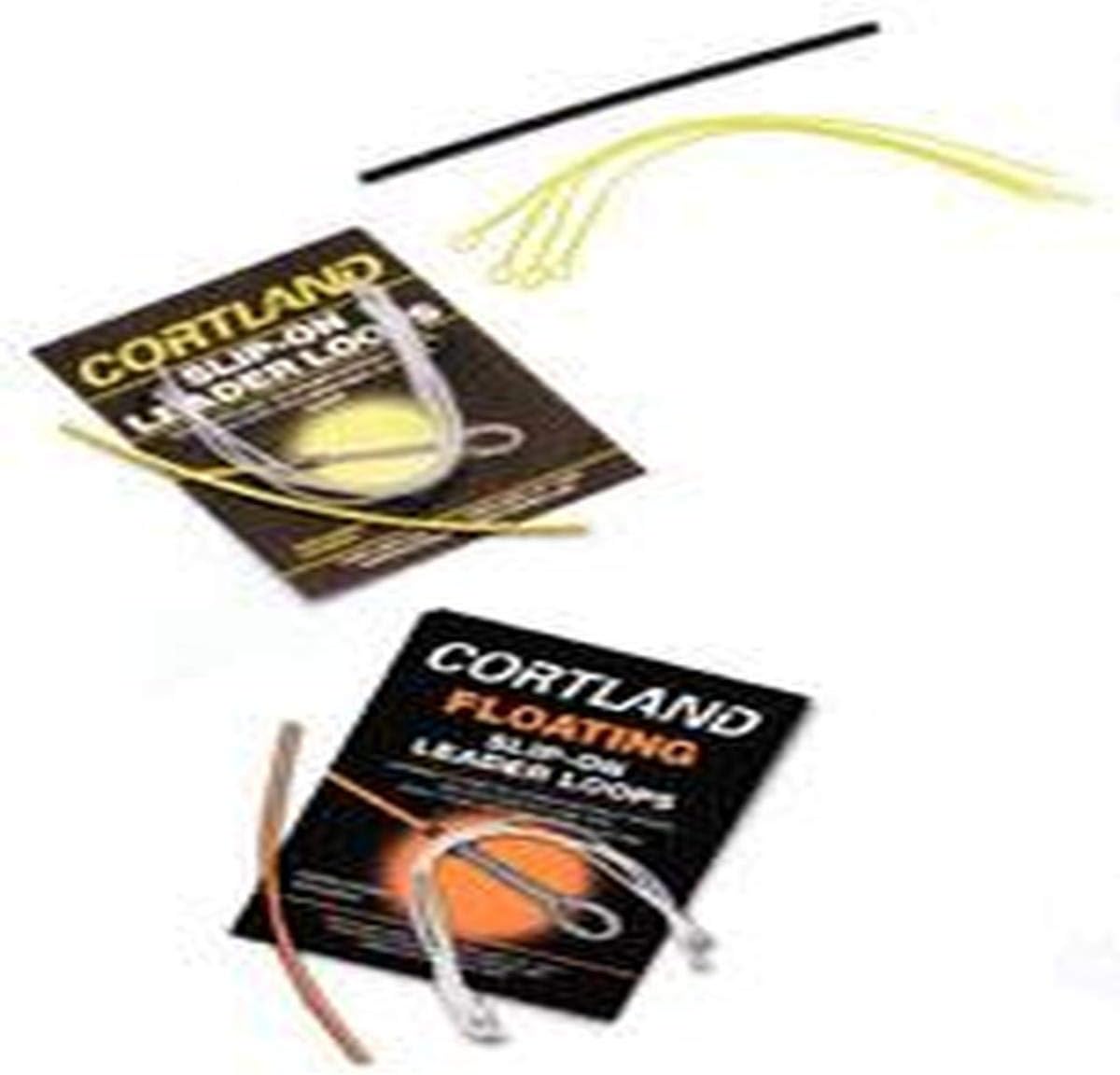 Cortland 601352 Slip-On Leader Loops Braided, 50-Pound, Clear, Leaders ...