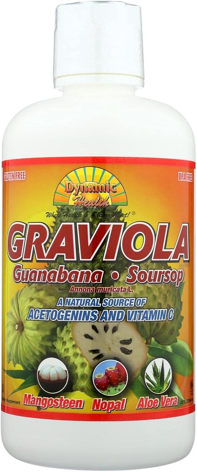 Amazon.com : Dynamic Health Graviola Guanabana-soursop Extract ...