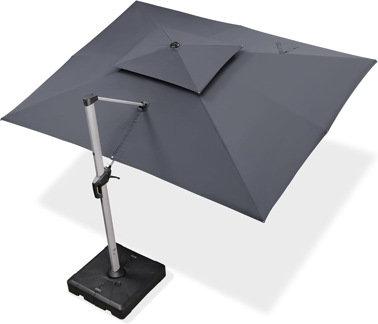 PURPLE LEAF Parasol Déporté 3 x 4 m Rectangulaire, Parasol De Jardin ...