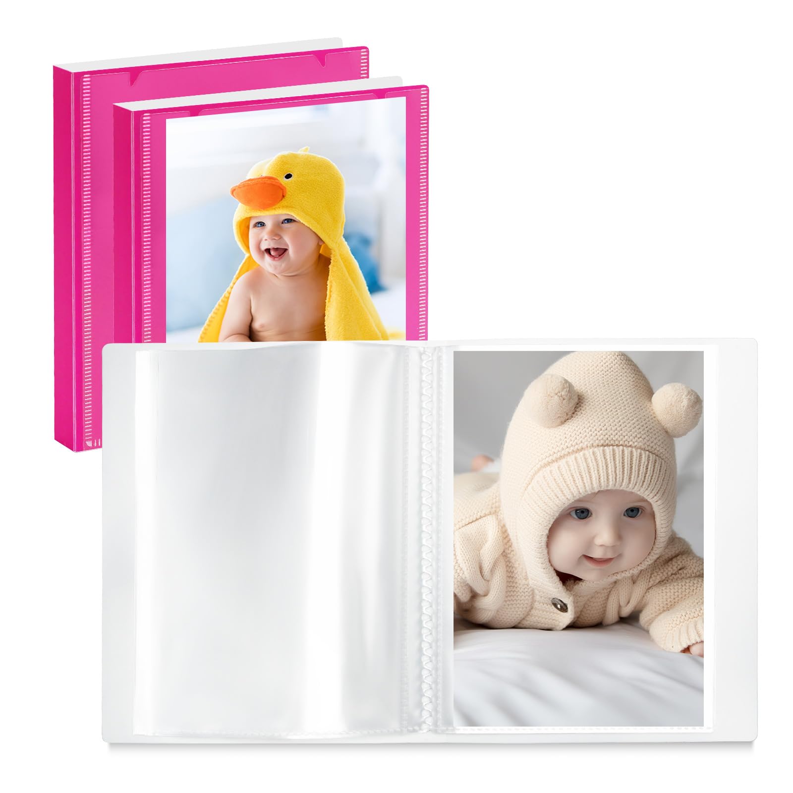 Amazon.com: Vienrose Small Photo Album 3-Pack 4 x 6 Photo Book Album ...