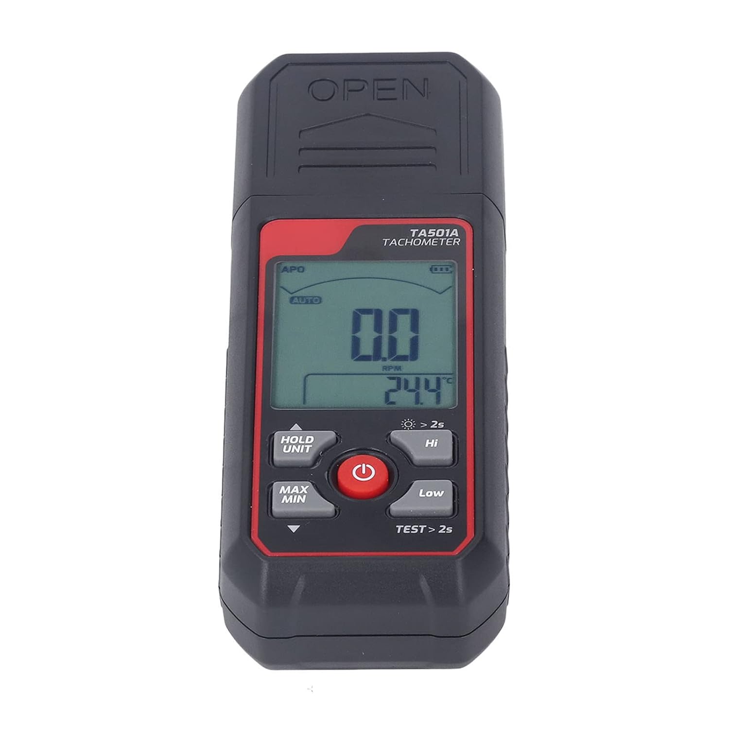 RPM Tachometer, Non Contact 2.5RPM to 999999RPM Digital Display Easy ...