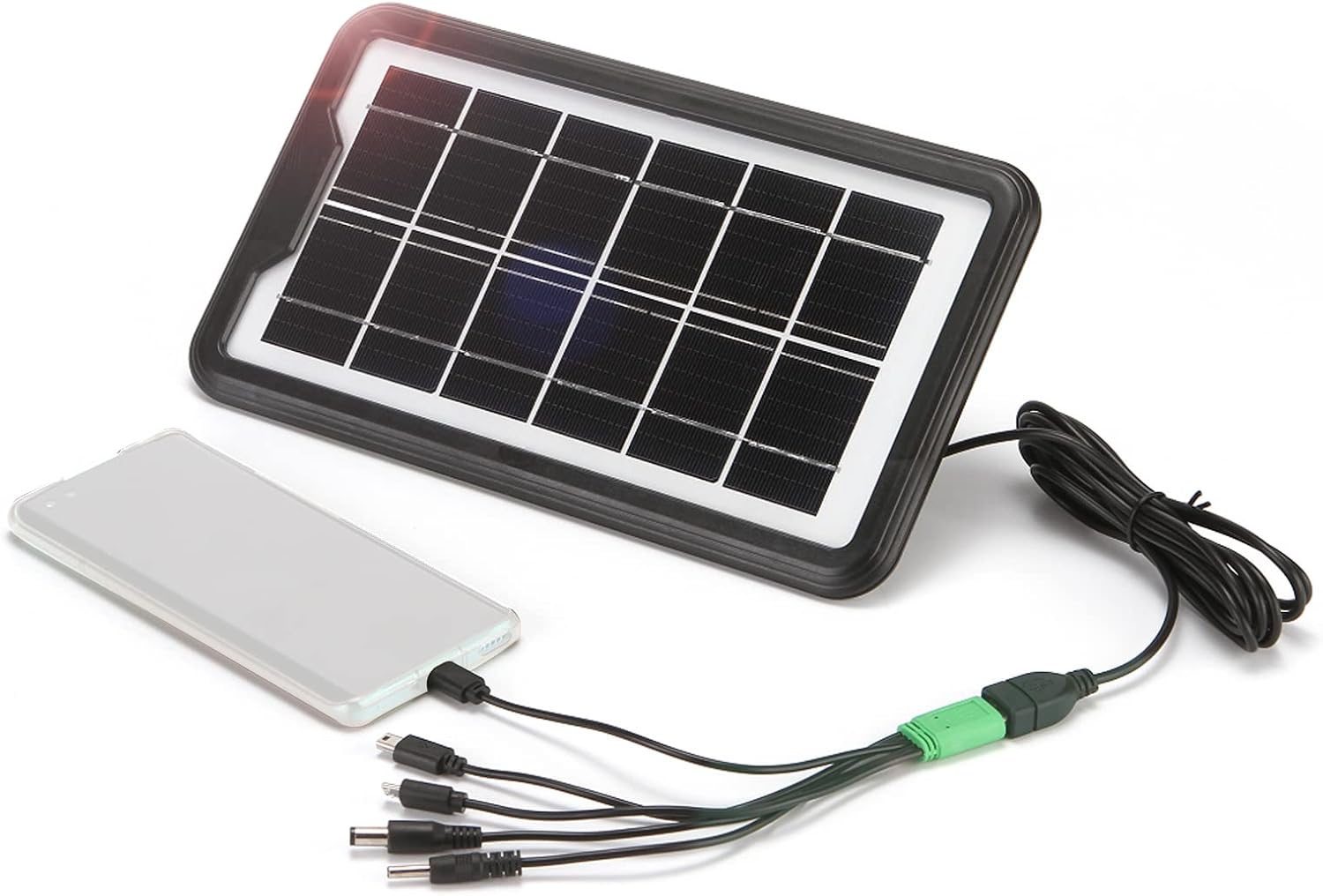 MOREKA Solar Panel 3W Portable Mini USB Solar Panel Charger with ...
