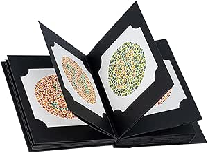 Amazon.com: Ishihara Test Chart Books, Color Blind Test Chart with 38 ...
