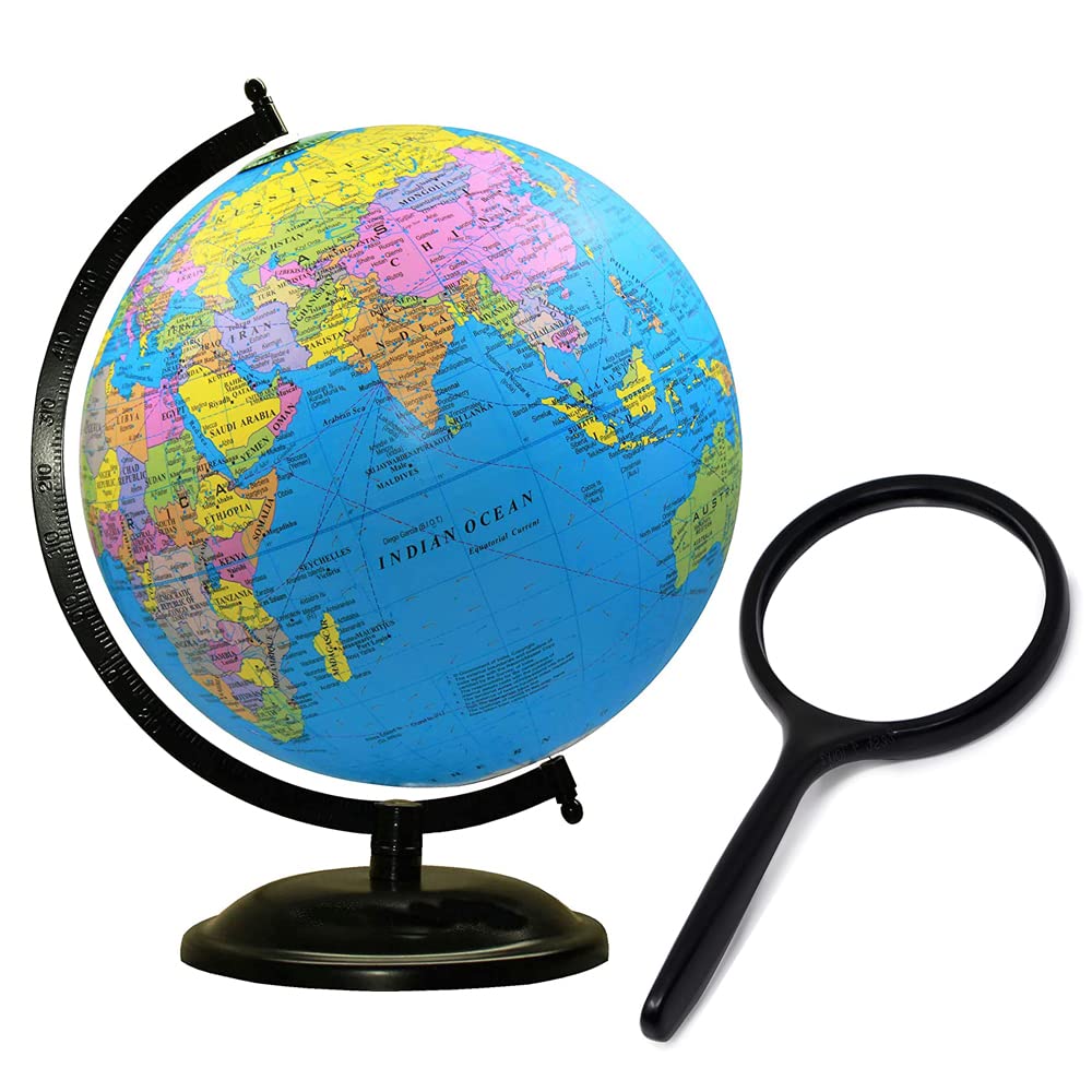 Imaginea 5inch World Globe For Kids Learning Educational Rotating World ...