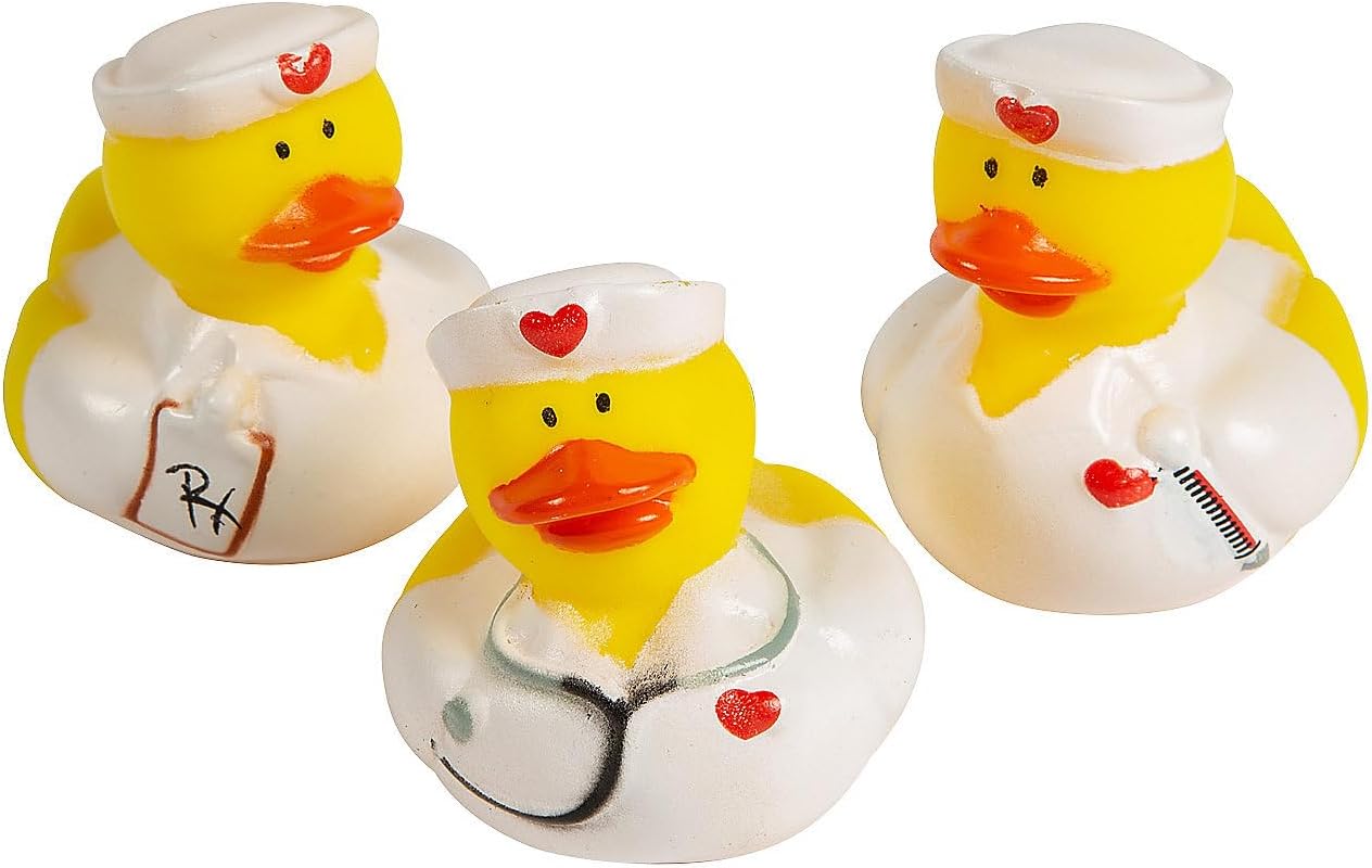 Brandclub - Fun Express Nurse Rubber Duckies - 12 Ducks Nurse's Week ...