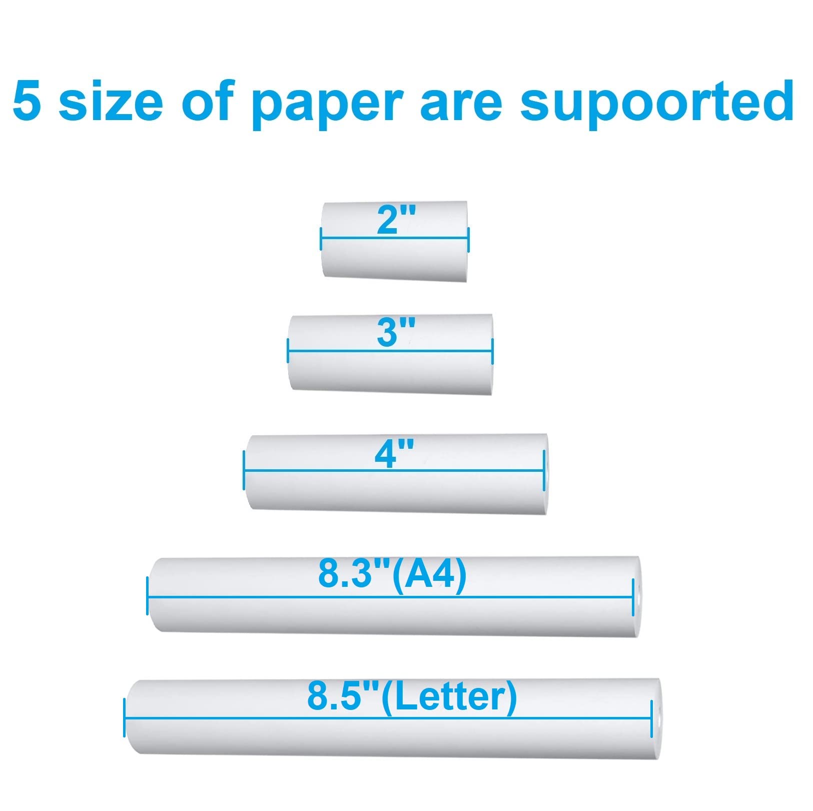 Snapklik.com : IOOIOO A40 Peripage Portable Inkless Printer, Wireless ...