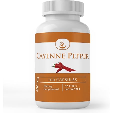 Amazon.com: Piping Rock Cayenne Pepper Capsules | 180 Count | Capsicum ...