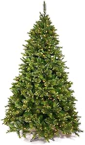 Amazon.com: Vickerman 15' Cashmere Pine Slim Artificial Tree with 7078 Tips, 2650 Led Warm White ...