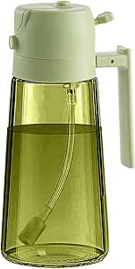 Botella Dispensadora de Aceite para Cocinar，Pulverizador y Dispensador de Aceite de Vidrio 2 en ...