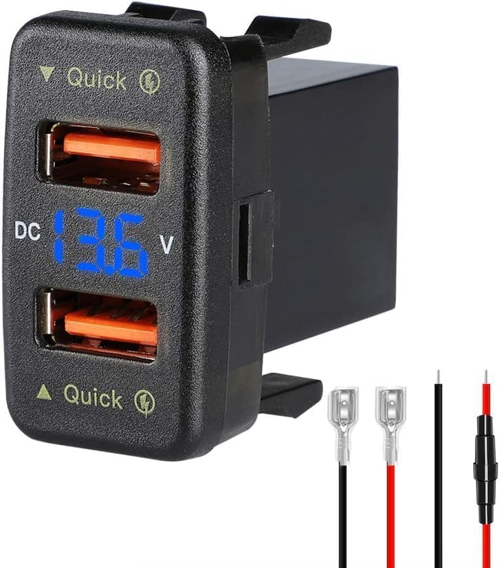 Amazon.com: Levigo USB Car Charger QC3.0 Fast Charging Suitable for ...