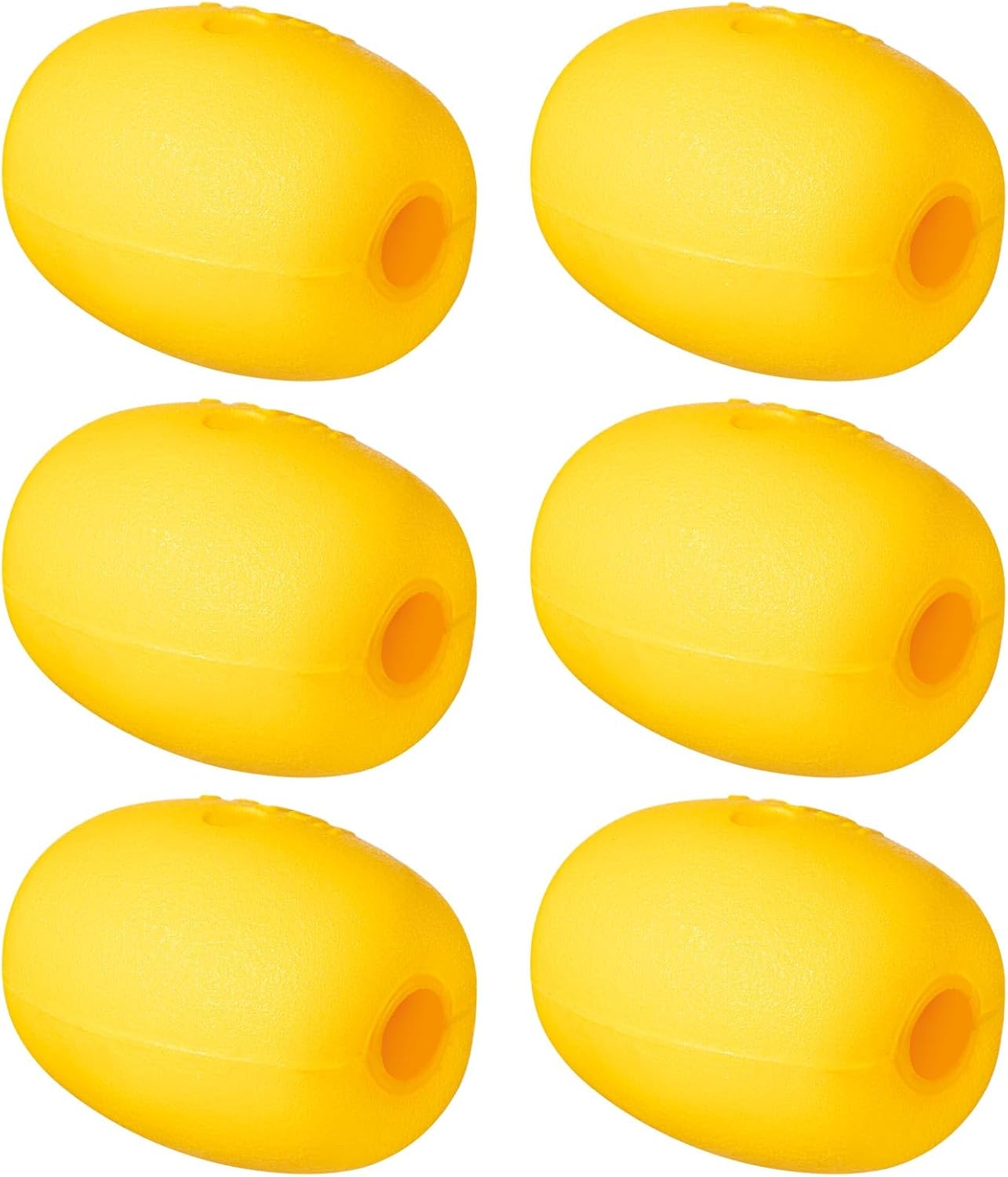 Amazon.com : Poen 6 Pcs Buoy Float Yellow 4 x 3 Inch Deep Water Float ...