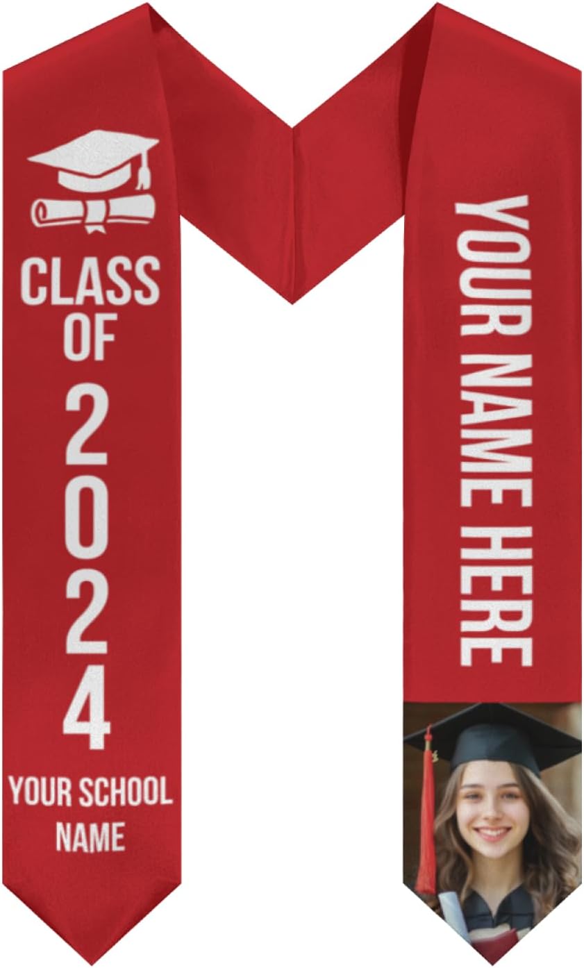 Class of 2025 Custom Graduation Stole: Celebrate Your Academic ...