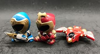 Amazon.co.jp: Shinobu Sentai Hurricanger Mini Soft Vinyl Figure Set of ...