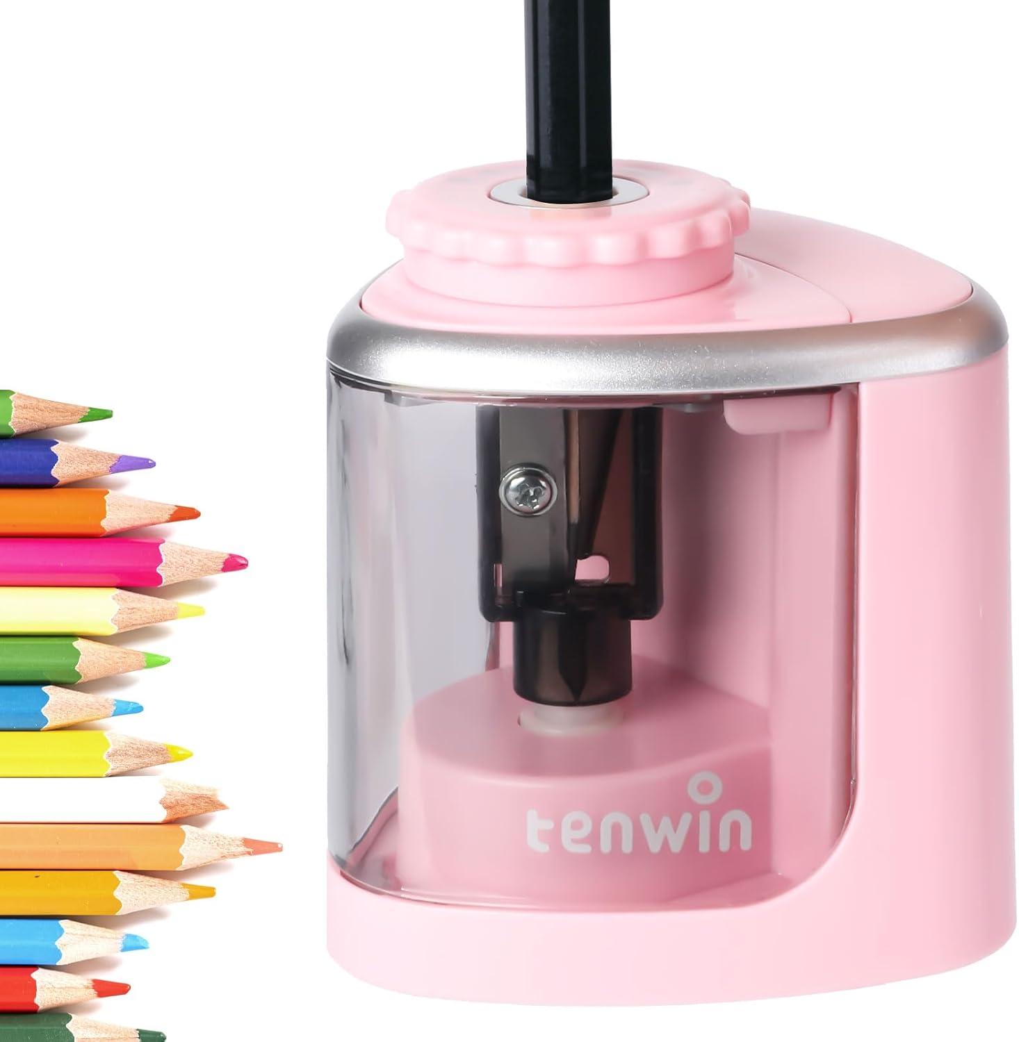 Tihoo tenwin Pencil Sharpener, Electric Pencil Sharpener with Durable ...