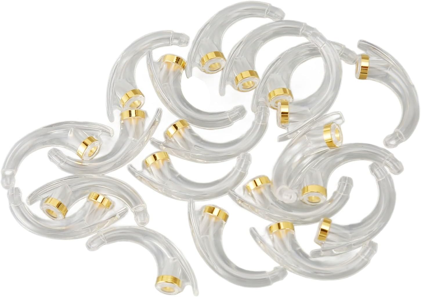 Amazon.com: Deafmetal USA Retention Hearing Aid Cuff and Silicone ...