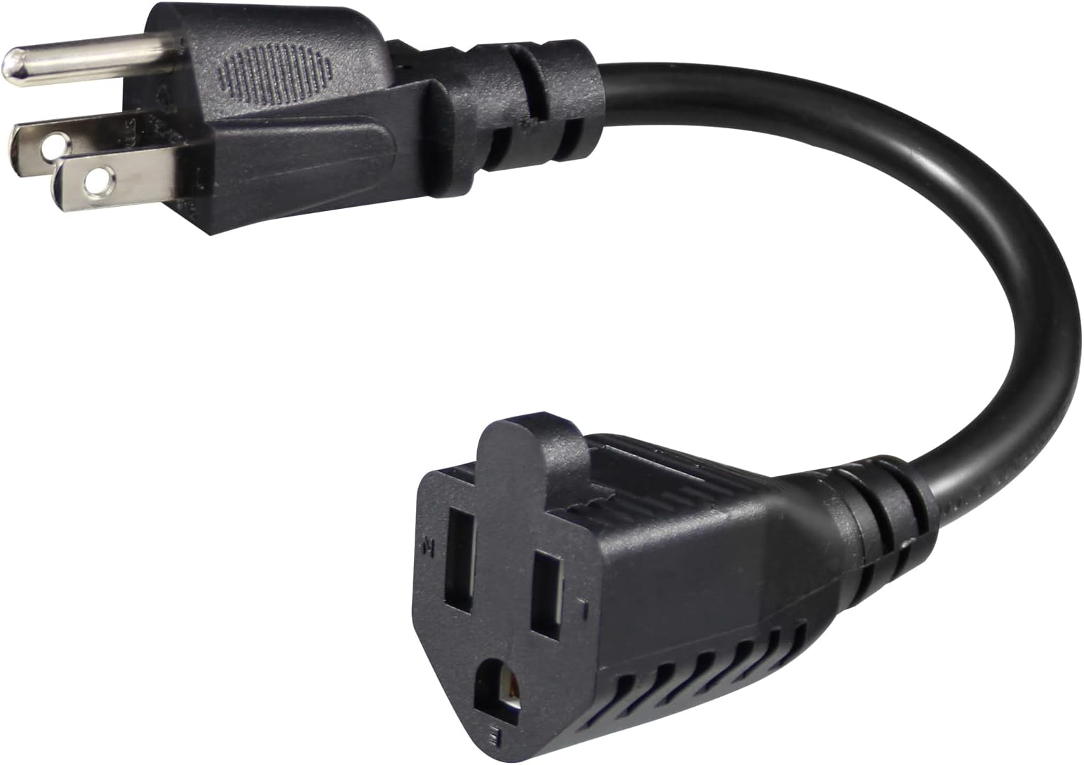 Amazon.com: KUNCAN Short Power Extension Cord - 8 Inches 3 Prong ...