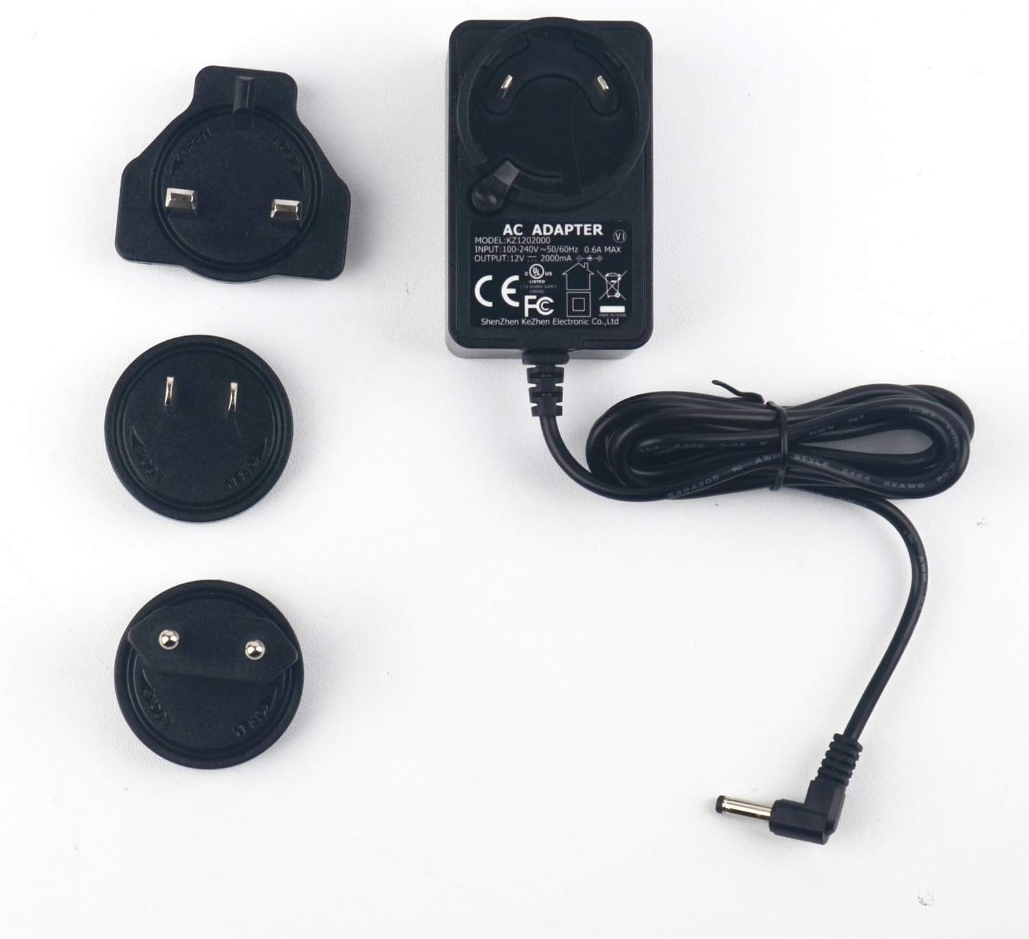 Amazon.com: 12V 2A 3 in 1 AC Adapter for WONNIE DVD Players : Electronics