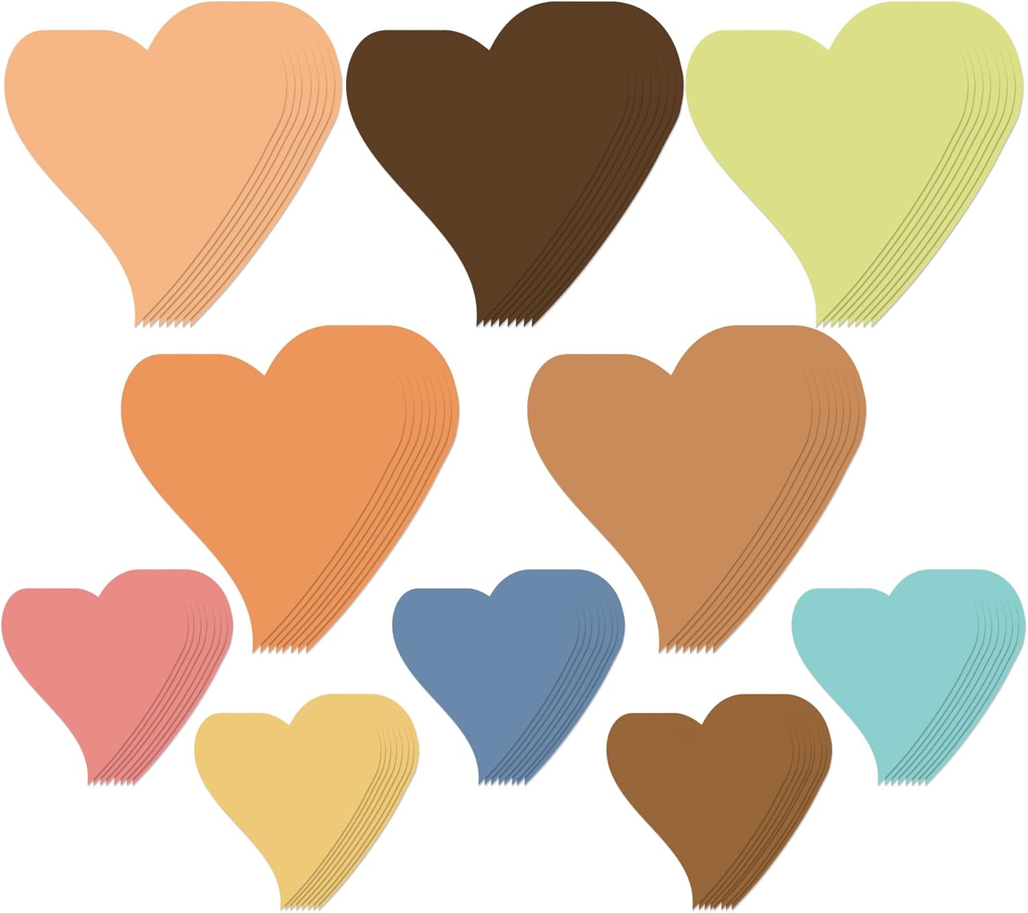 Amazon.com: 200Pcs Back to School Classroom Decorations Boho Heart ...