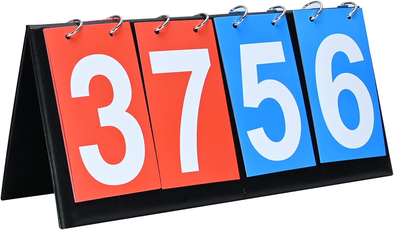 CADUFUELLY Portable Table Top Scoreboard Flipper, Volleyball Basketball ...