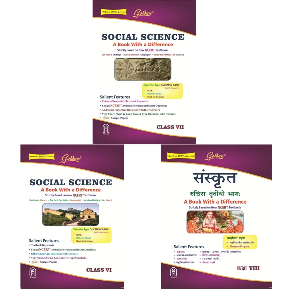 Buy Golden Social Science Class 7 & Golden Social Science Class- 6 ...