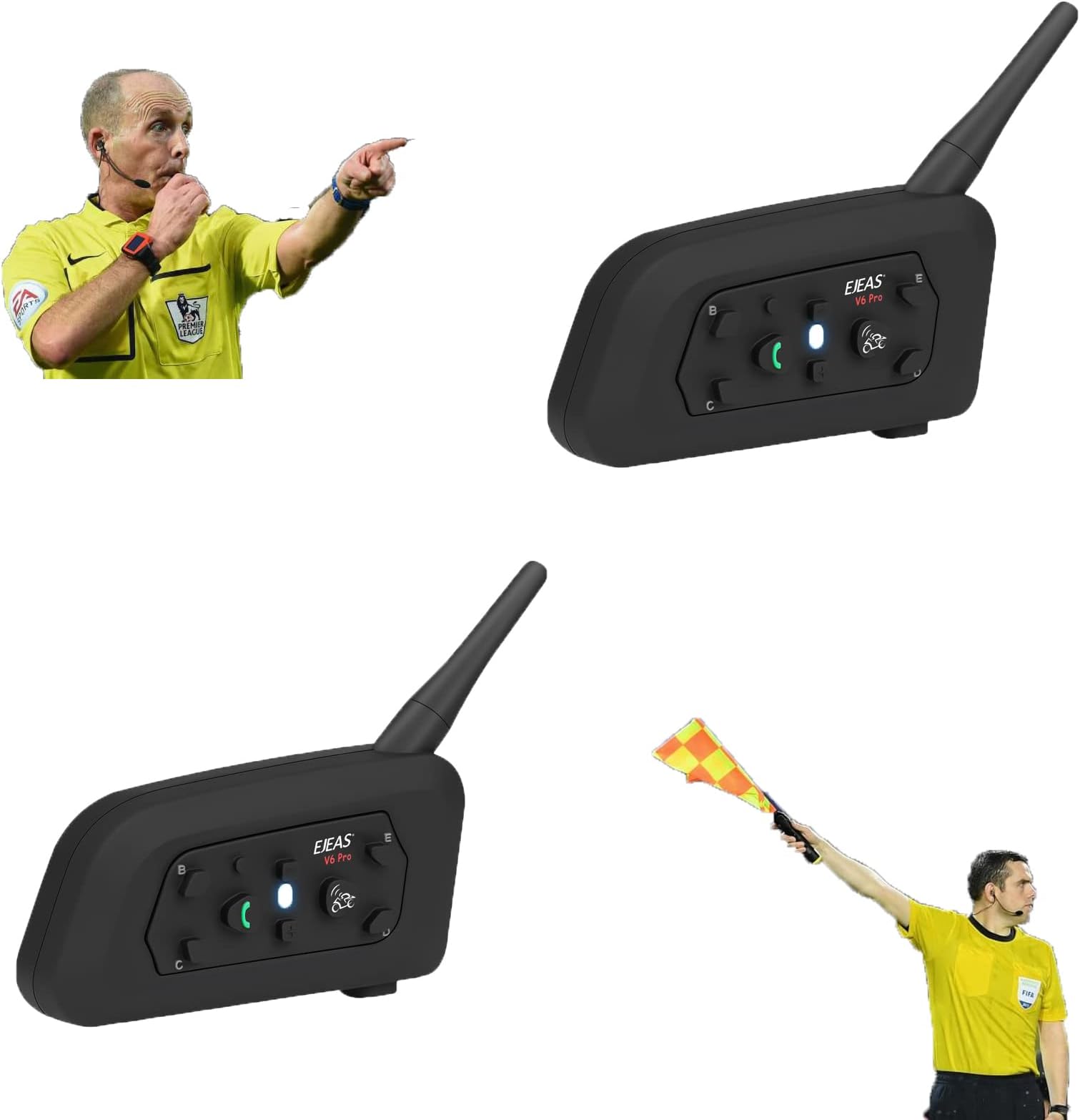 Amazon.com: MIMIRACLE Referee Headset, Referee Communication System ...