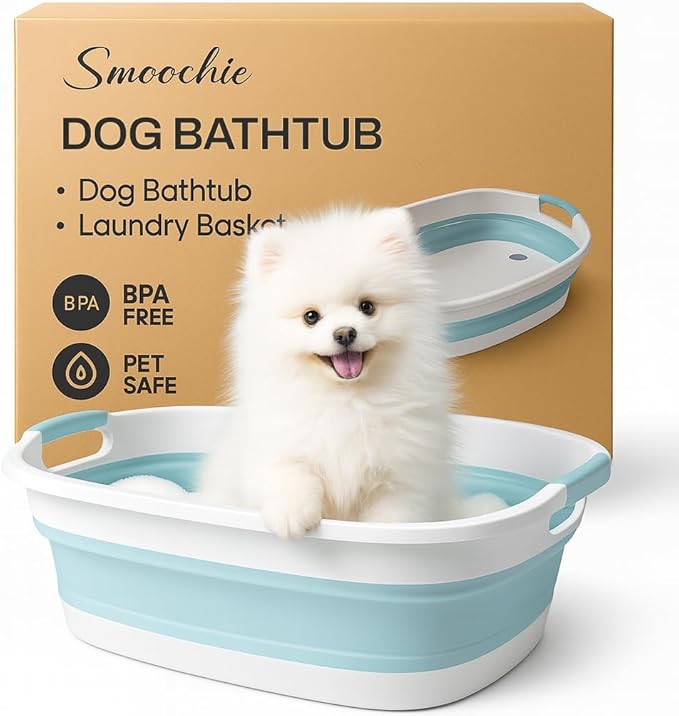 Amazon.com: Smoochie Dog Bathtub and Laundry Basket - 2 in 1 ...
