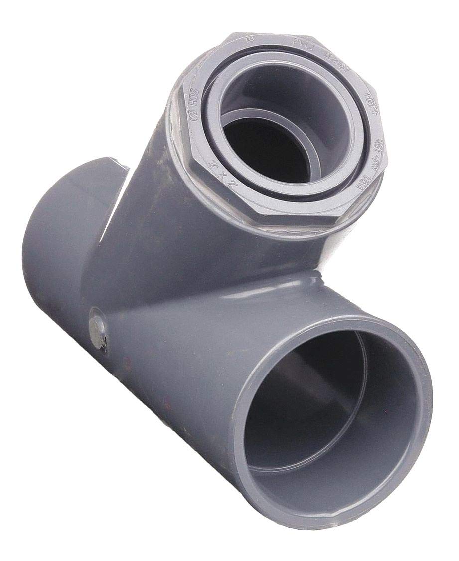GF Piping Systems PVC Reducing Wye, Socket x Socket, 2" x 2" x 1-1/2 ...