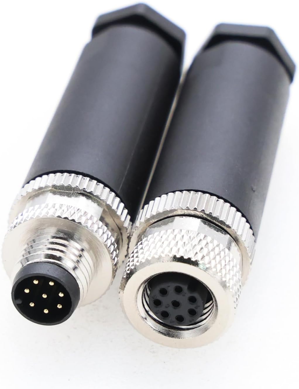 Amazon.com: M8 8 Pin Male & Female A Code Plug Industrial Circular Sensor Connector Aviation 8mm ...