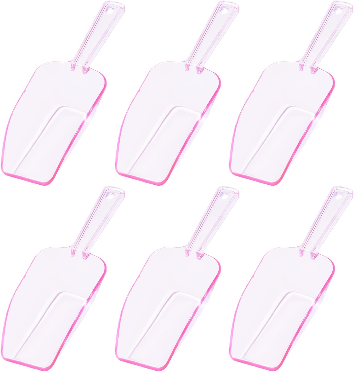 Amazon.com: Ice Scoop Candy Buffet Containers Scoopers, Hmxpls Pink ...