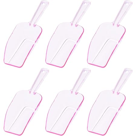 Amazon.com: Ice Scoop Candy Buffet Containers Scoopers, Hmxpls Pink ...