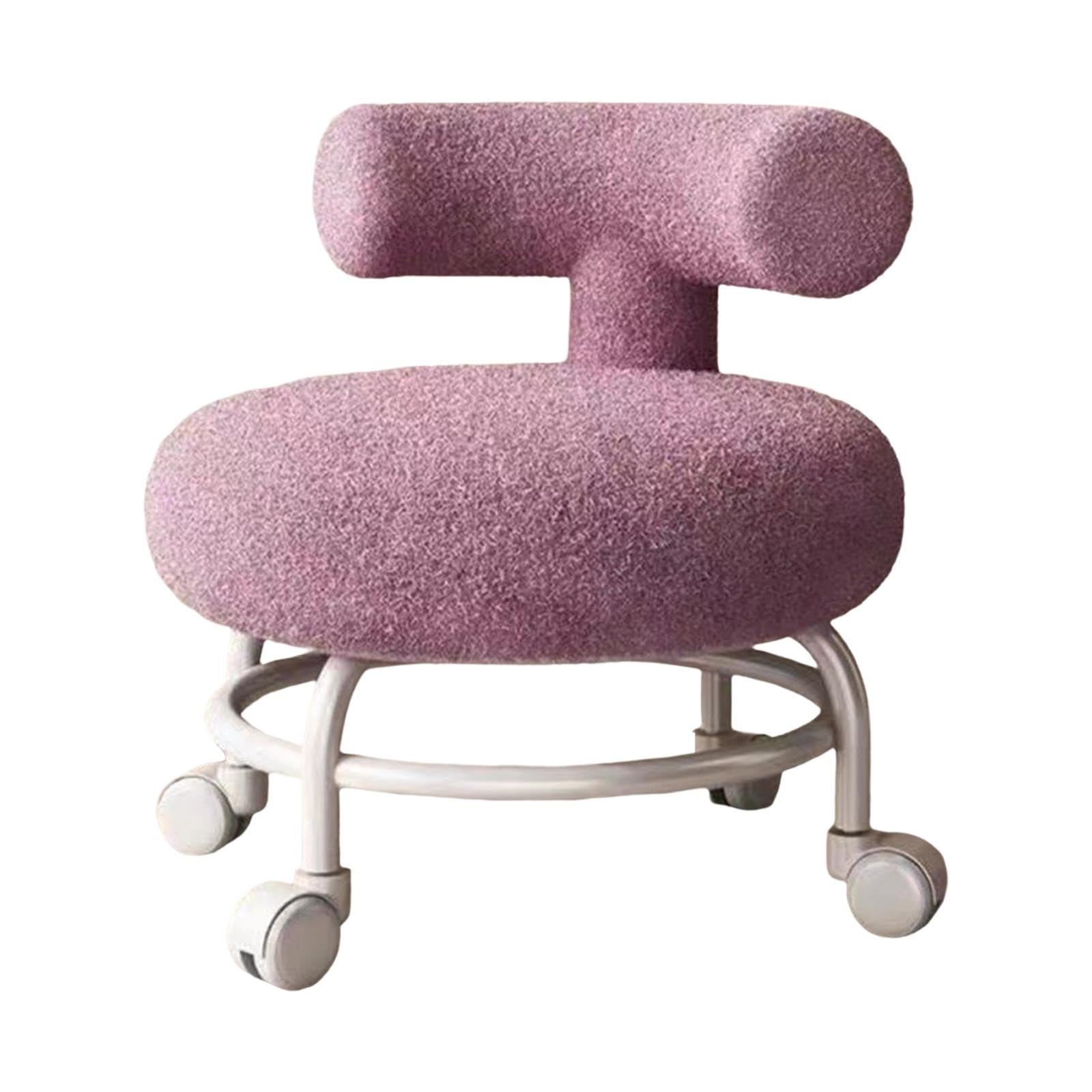 Vanity Chair Short Rolling Stool Lanstics Low Roller Seat Stools On ...