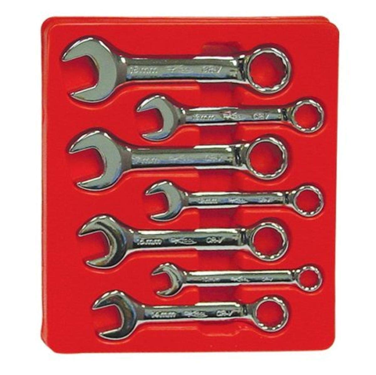 K Tool International 41700 Metric Short Combination Wrench Set for ...