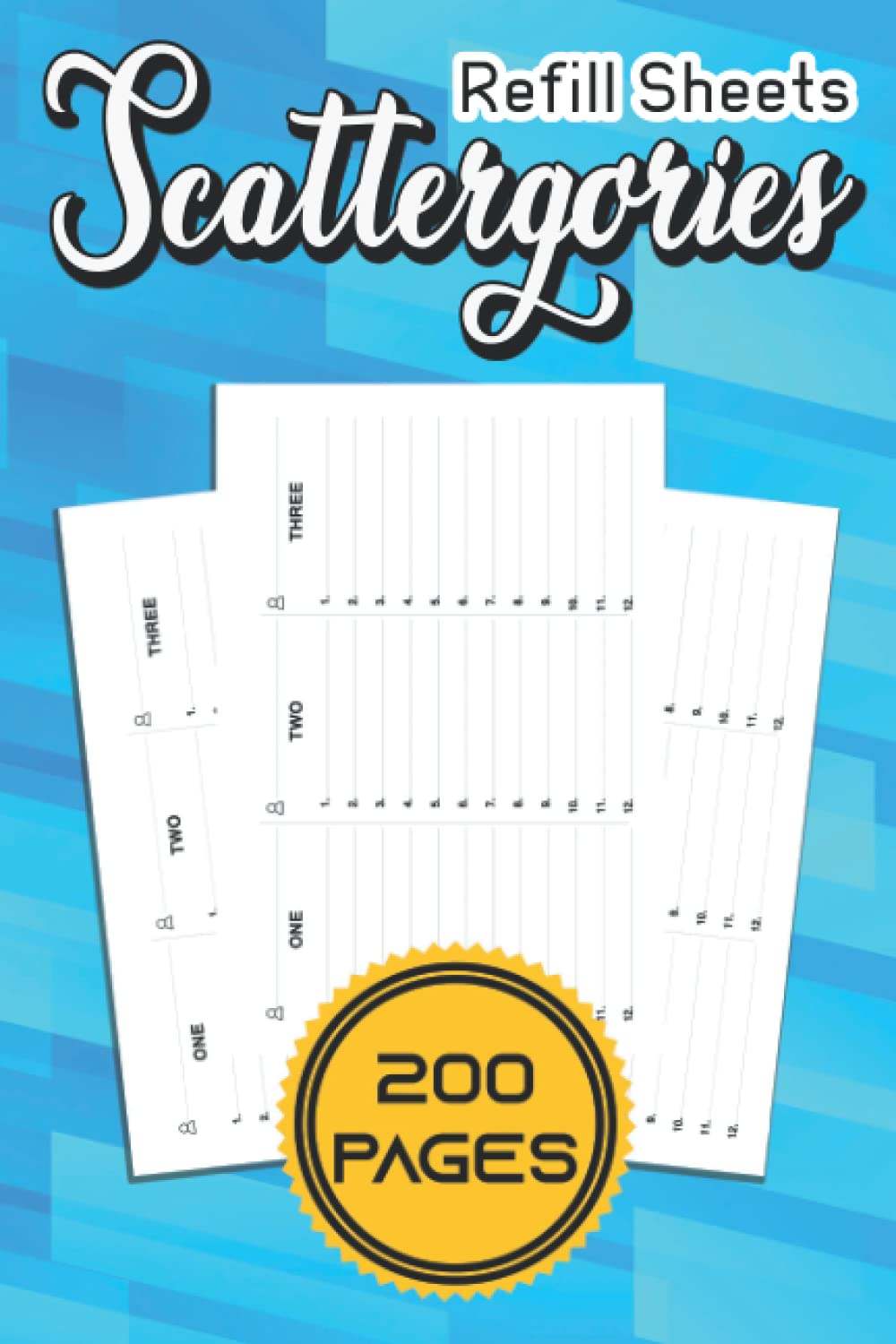 Scattergories Refill Sheets Scattergories Score Record 200 Game Refill ...