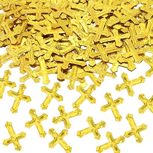 Amazon.com: Werich Cross Confetti Table Confetti Religious Party ...