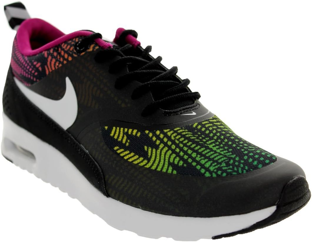 Amazon.com | Nike Women's Air Max Thea Print Black/White/Brght MGNT/Rd ...