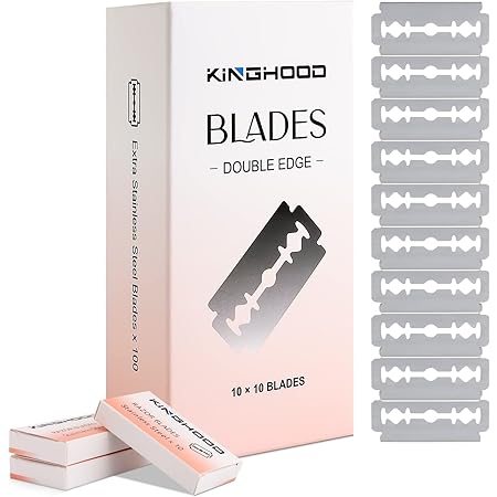 Amazon.com: 100 Count Razor Blades - Mens Razor Blades for Shaving ...