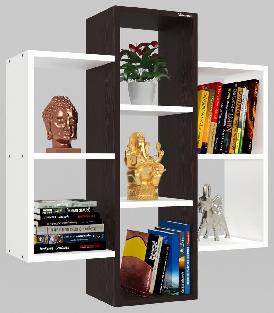 Mahaakaay 7 Layer Box Bookshelf for Books/Multipurpose Bookcase/Wooden ...