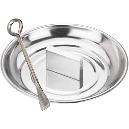 Buy KNSS Stainless Steel Coconut Cracker/Breaker Plate + Opener (Set of ...