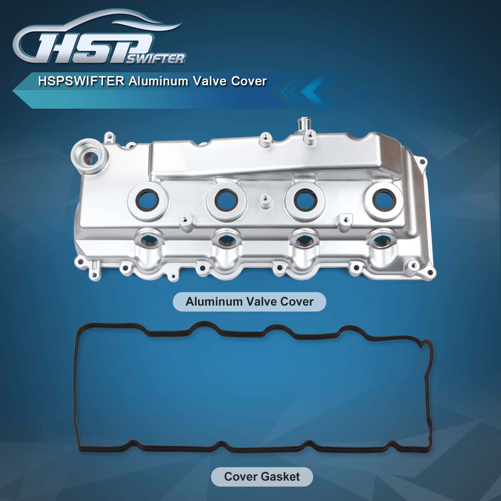 Snapklik.com : HSPSWIFTER Aluminum Valve Cover Fit For Toyota 4Runner ...