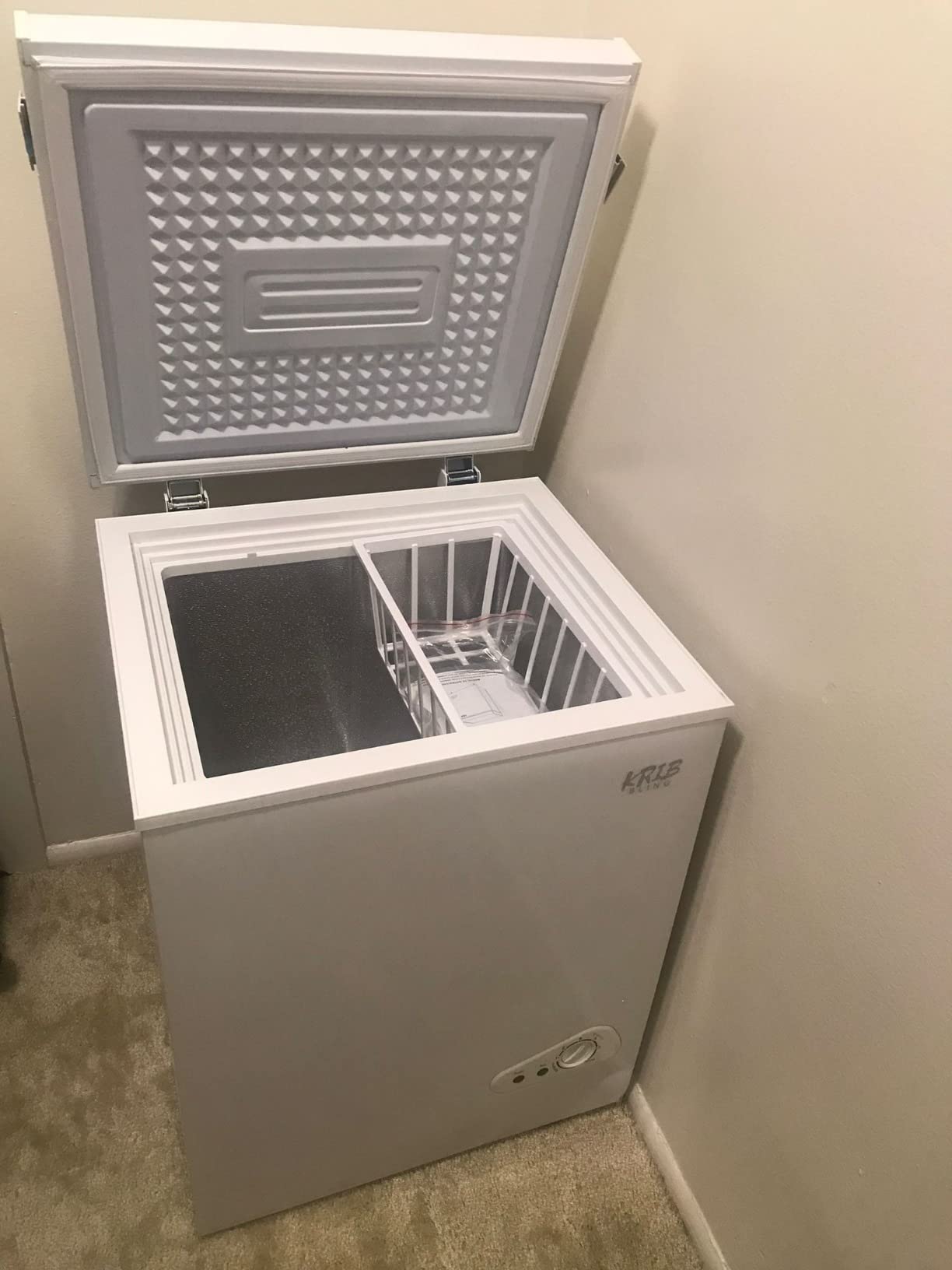 $33/mo - Finance KRIB BLING Chest Freezer 3.5 Cu.Ft Mini 7 Gears ...