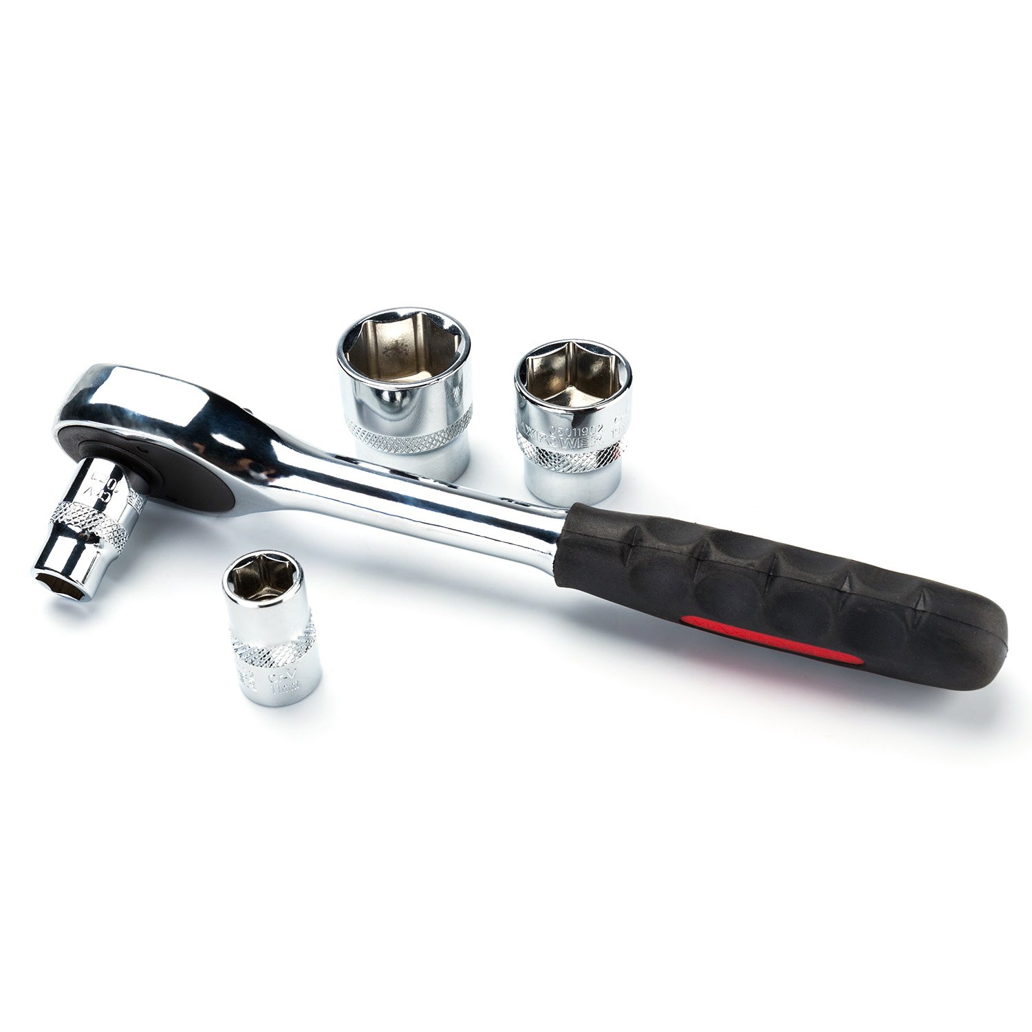 Snapklik.com : MAXPOWER 11-Piece 3/8 Ratcheting Socket Wrench Set Quick ...