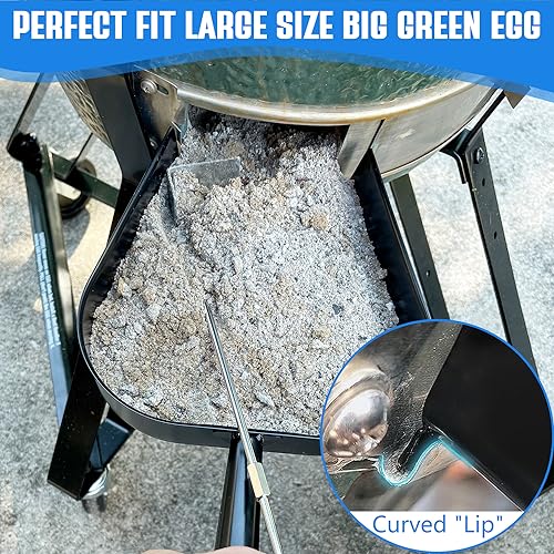 Snapklik.com : Ash Pan Big Green Egg, Stainless Steel Ash Tool Kit Ash ...
